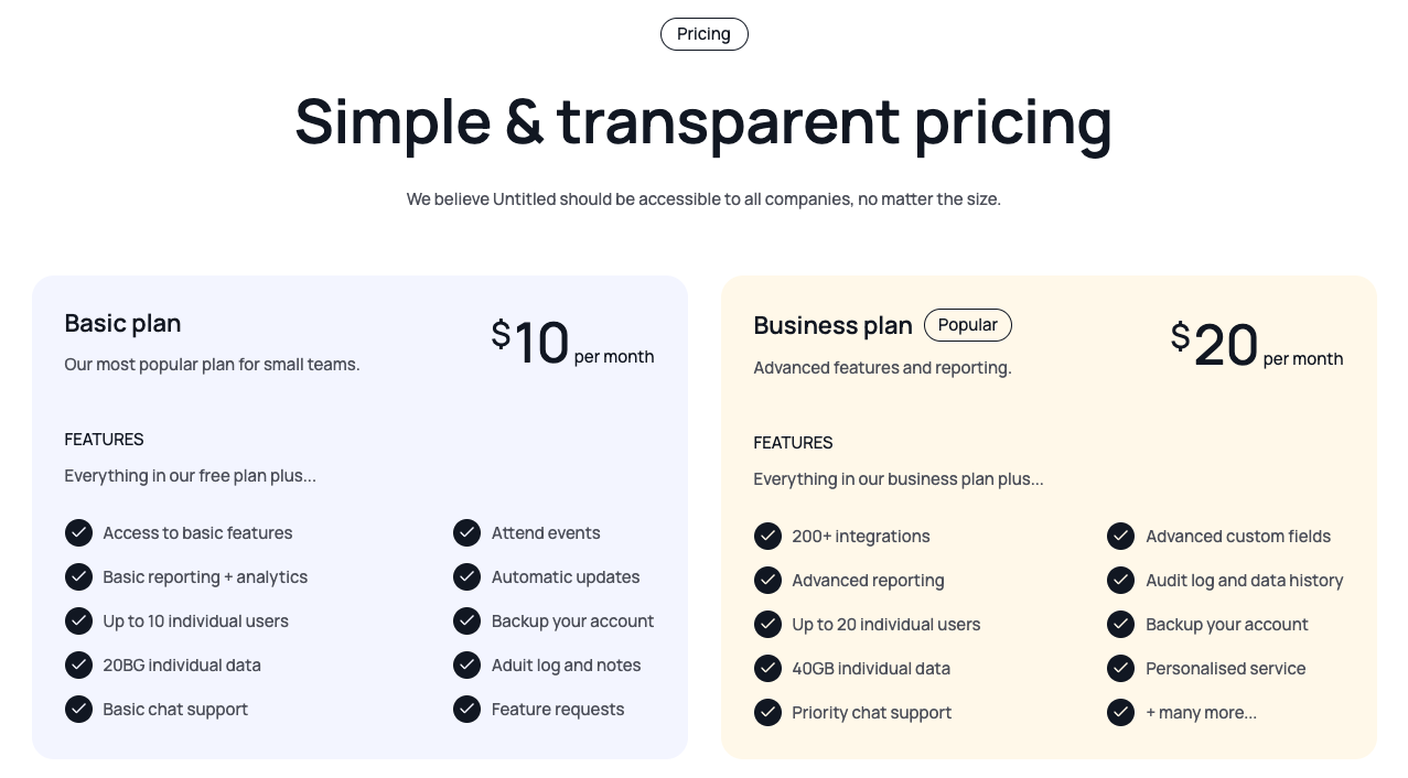 Donation Links | Free Webflow Component